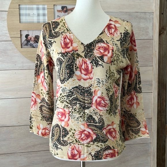 Joseph A | Tops | Joseph A Rose Top L | Poshmark